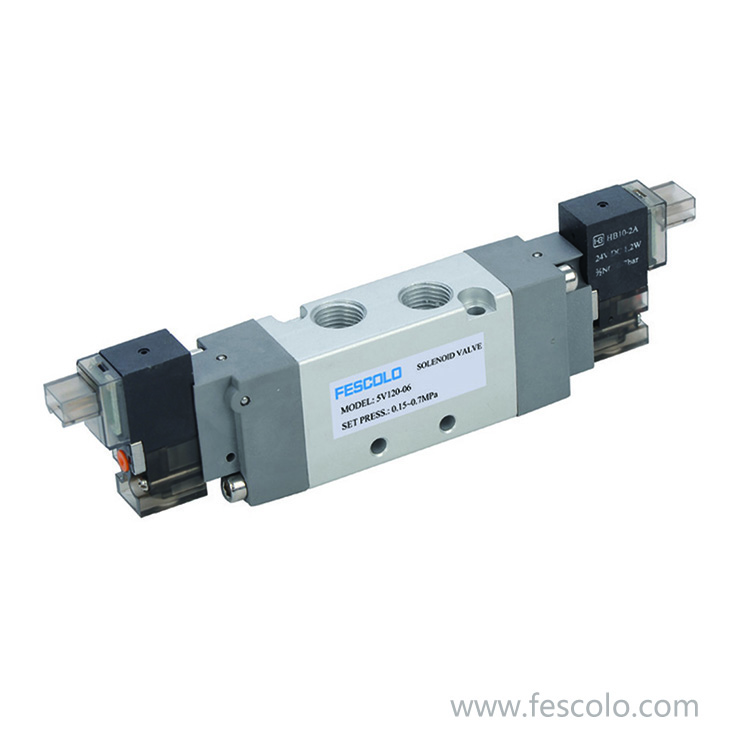 Custom 5V Series 2positions/3ways or 2positions/5ways Solenoid Valve